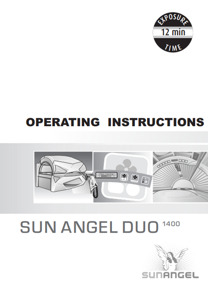 Sun Angel Duo 1400 12 Min Tanning Bed Manual