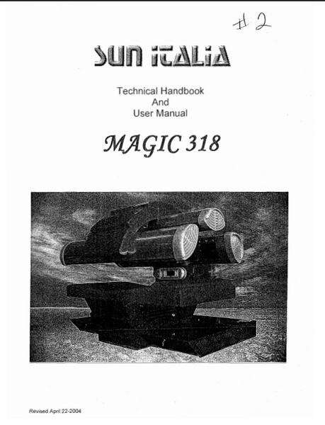 Sun Italia Magic 318 Tanning Bed Manual